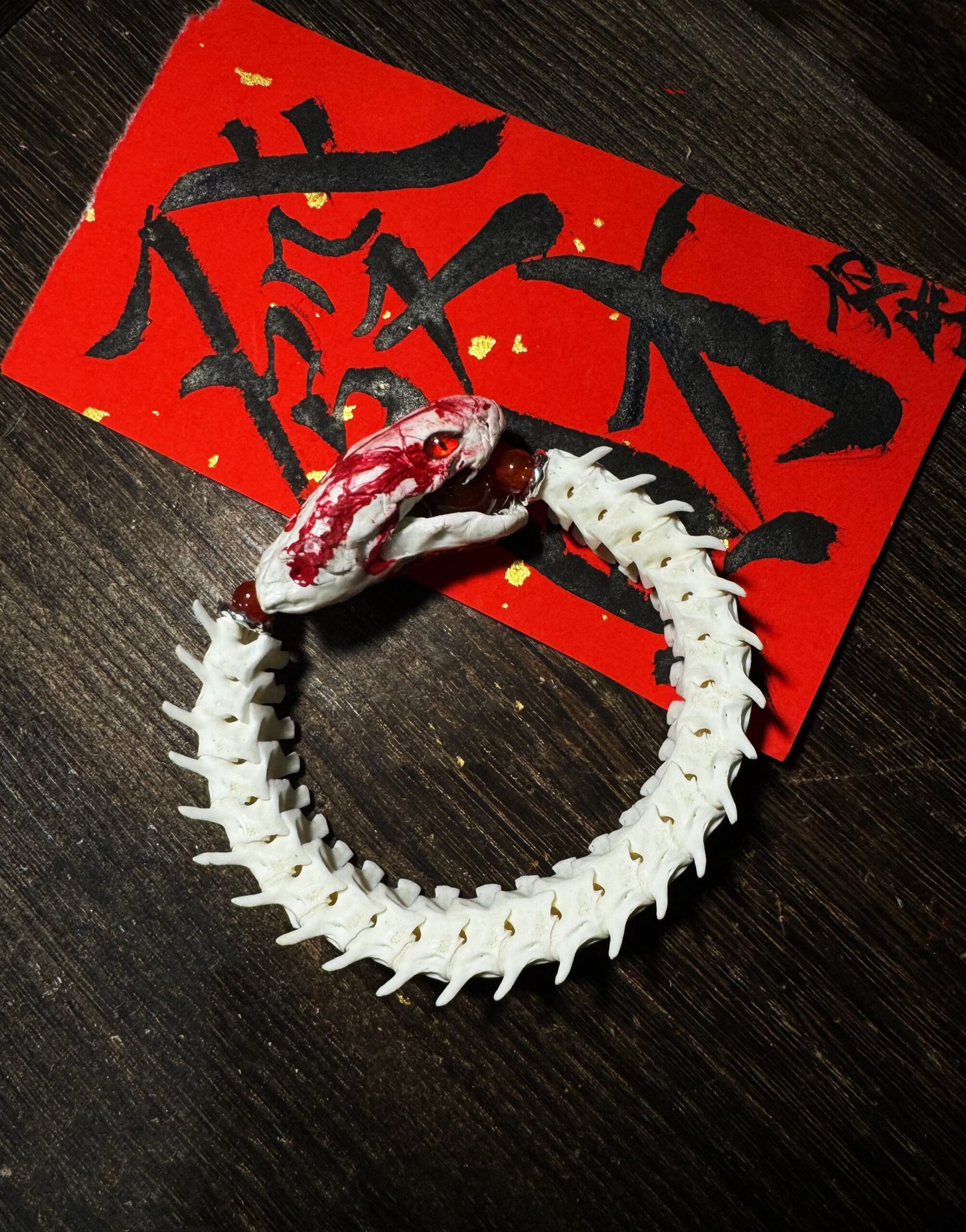 Double Dragons Playing Design with Pure Copper Dragon Head Style – Blingg Jewelry