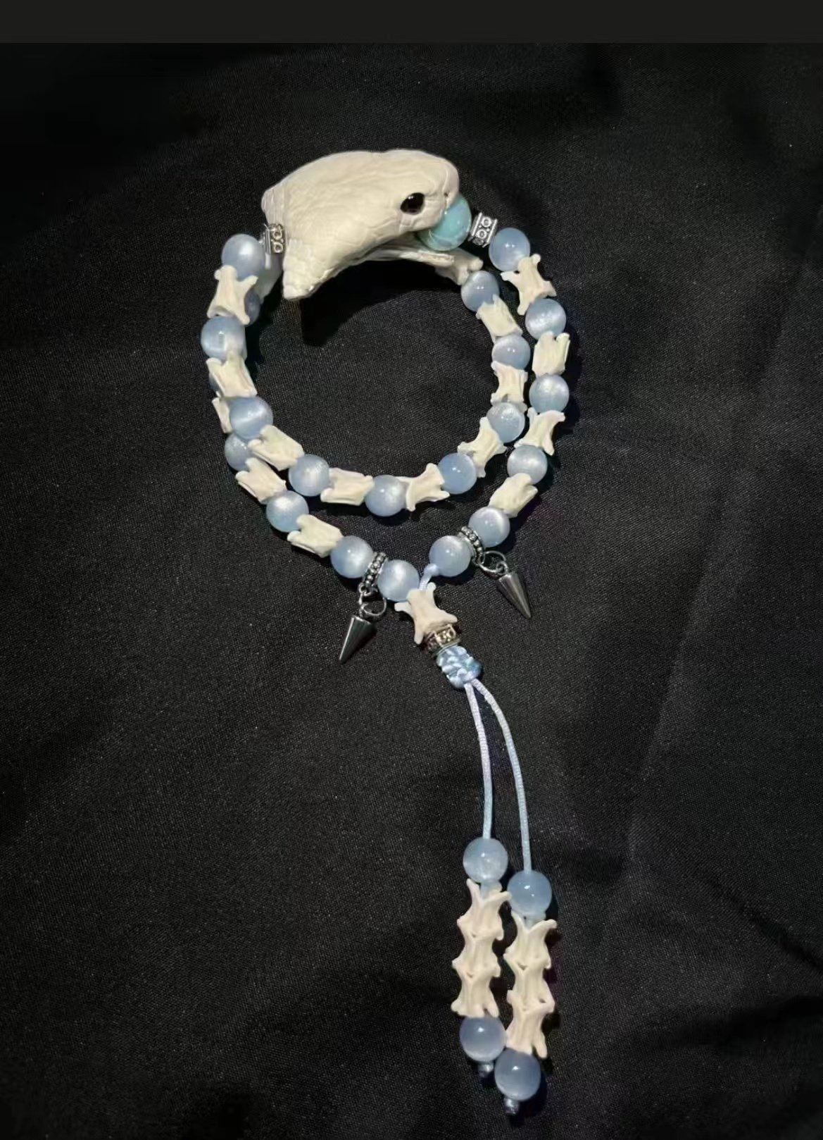 Double-loop Snake Bone Chain – Blingg Jewelry